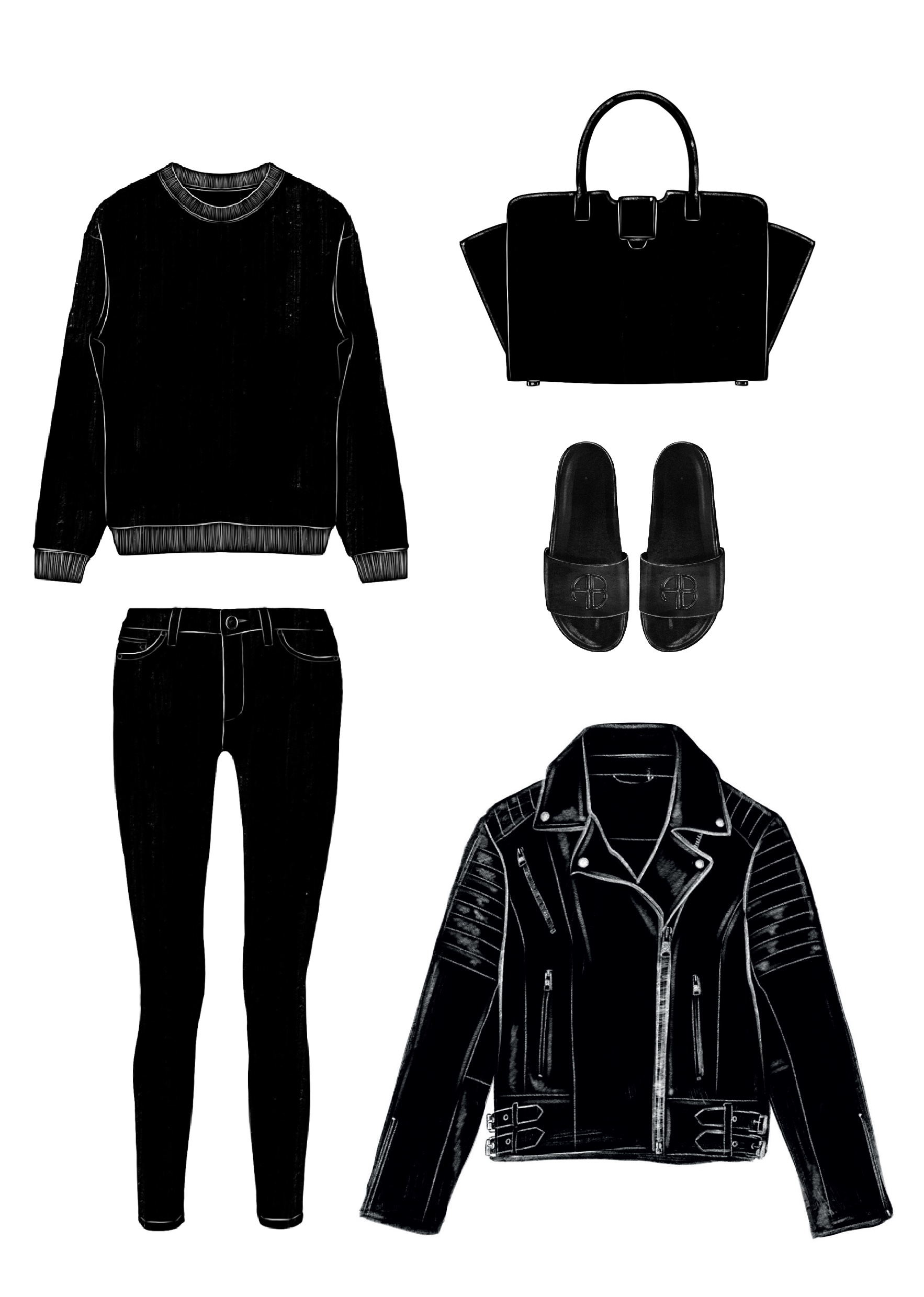 How to build your All Black Everything wardrobe | Sally Faye