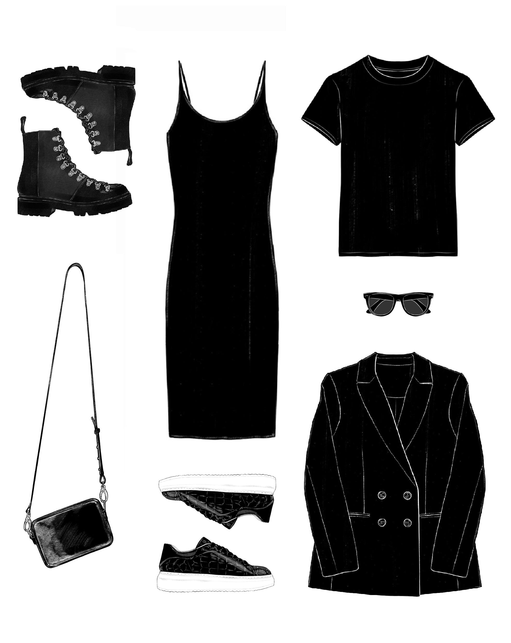 How to build your All Black Everything wardrobe | Sally Faye
