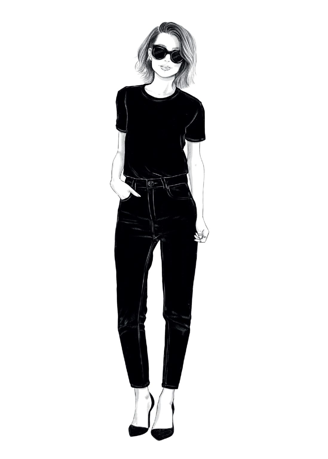 How to build your All Black Everything wardrobe | Sally Faye